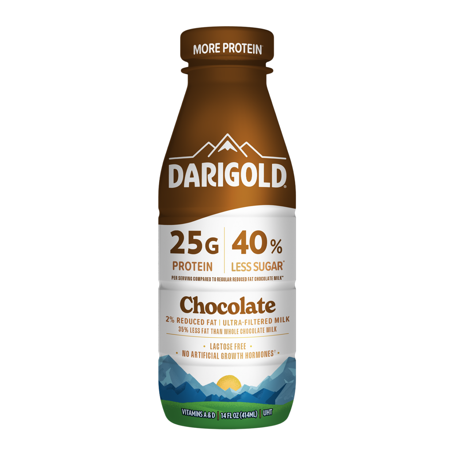 14oz Ultra-Filtered Chocolate Milk | 14oz Single Serve Bottle| Darigold